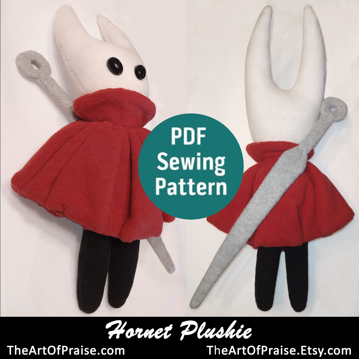 Hornet from Hollow Knight Sewing Pattern PDF – TheArtOfPraise